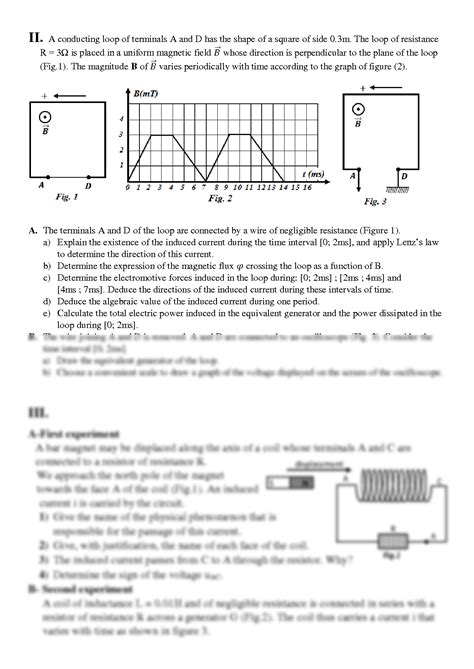 Electromagnetic Induction Exercises Pdf At Christopher Doyle Blog