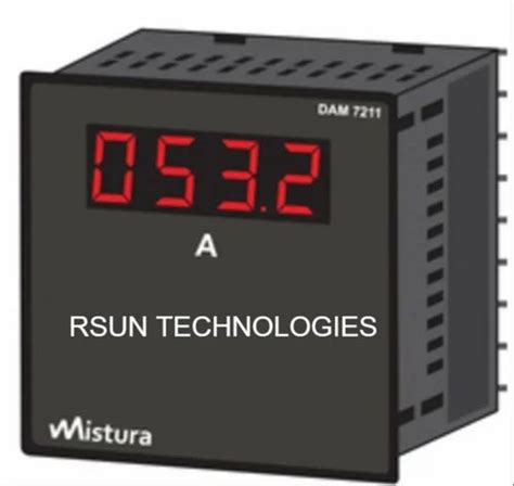 Mistura Vac Single Phase AC Panel Meter Volt Meter Voltage Vac A At