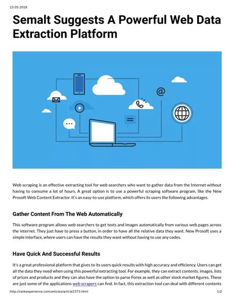 ppt semalt suggests a powerful web data extraction platform
