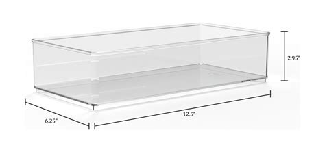 The Home Edit Wide Xl Drawer Insert Cabinet Organizer Clear 125 X 312 X 295 The Home Edit Wide Xl Drawer Insert Cabinet Organizer Clear 125 X 312 X 295