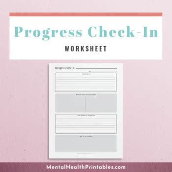 Progress Check In By MHPrintables Teachers Pay Teachers