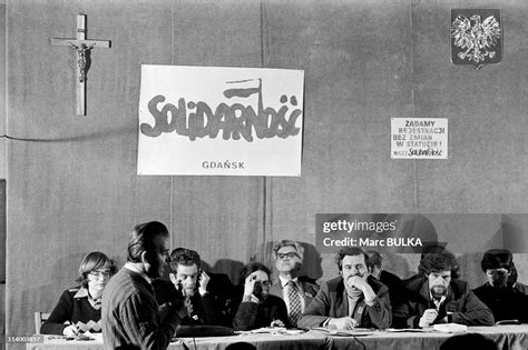Lech Walesa Leader Of Solidarnosc In Gdansk Poland In December