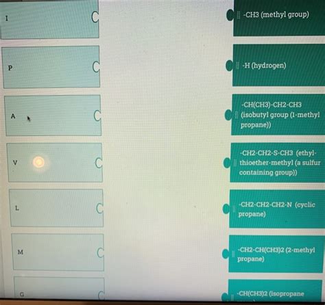 Solved Ch3 Methyl Group H Hydrogen Ch Ch3 Ch2 Ch3