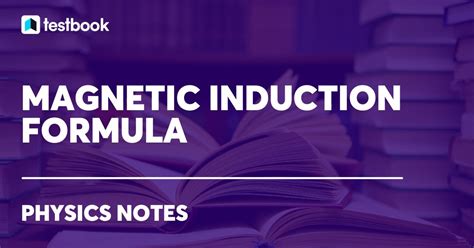 Magnetic Induction Formula With Faradays Law Of Induction