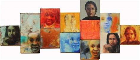 Poliptico Rostros Galeria De Arte Santiago Chile