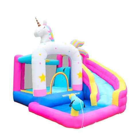 מתנפח חד קרן משולב יבש ורטוב פאן לי מתנפחים למכירה