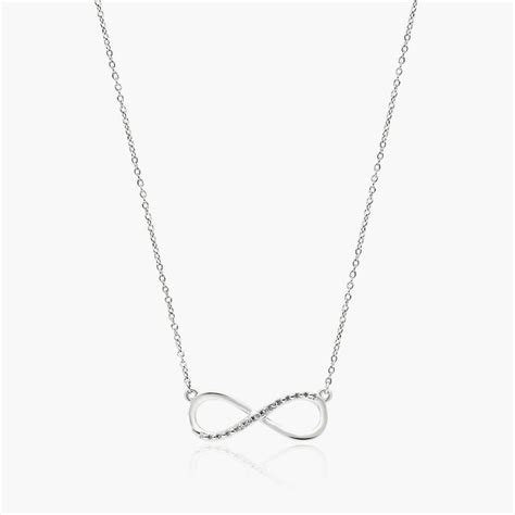 14k Gold Infinity Necklace