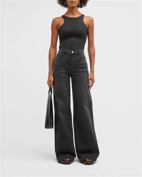 Frame Le Palazzo Wide Baggy Jeans Neiman Marcus