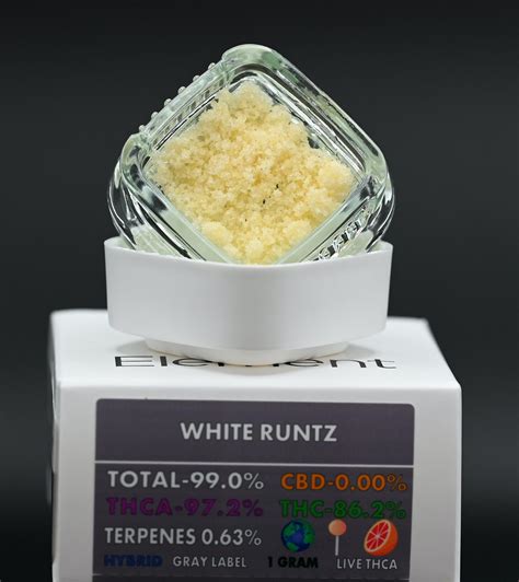 Element Live Thca 1g White Runtz Element