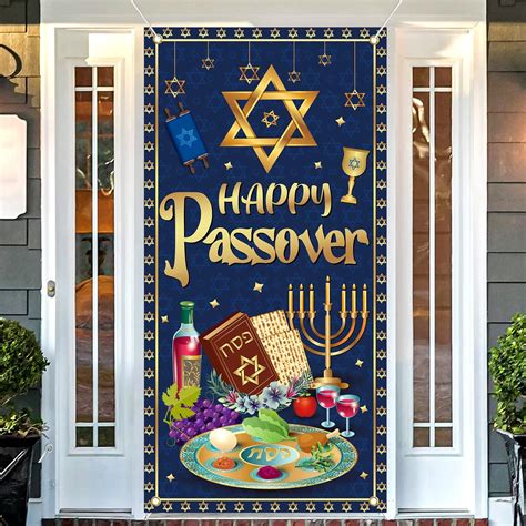 Passover Decorations Door Cover 6 X 29 Ft Happy Passover