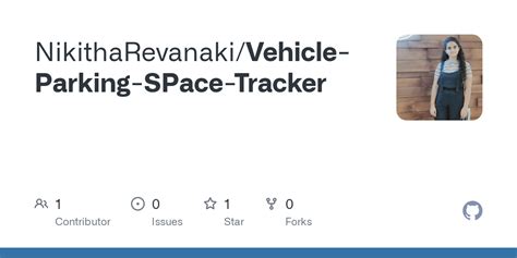 GitHub NikithaRevanaki Vehicle Parking SPace Tracker