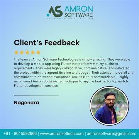Amron Software Technologies Pvt Ltd On Linkedin Happycustomers Amronsoftware Customerjoy