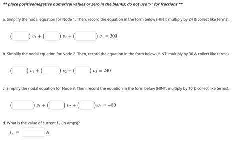 Solved Given Rx6Ω Use Node Voltage Analysis To Compute The