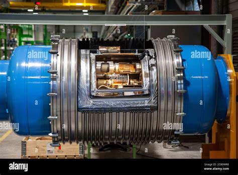 Model Of Part Of The Lhc Large Hadron Collicader Worlds Largest And Most Powerful Particle