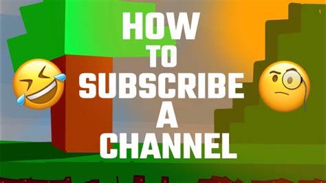 HOW TO SUBSCRIBE A CHANNEL YouTube