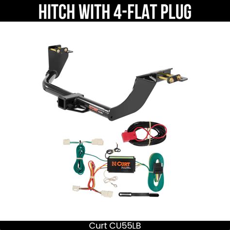 Curt Trailer Tow Hitch 4 Way Wiring For 14 20 Mitsubishi Outlander