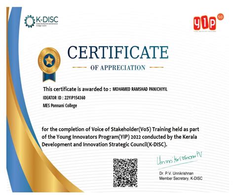 Ramshad P On Linkedin Training Held As Part Of The Young Innovators Programyip