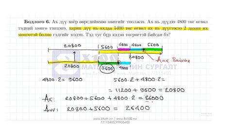 Өгүүлбэртэй бодлого Хэрчмийн арга Youtube