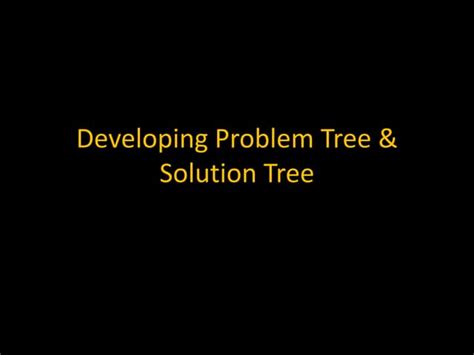 1objective Tree Analysis 1pptx Fundamental Of Project Management Needs Objectivity Tree