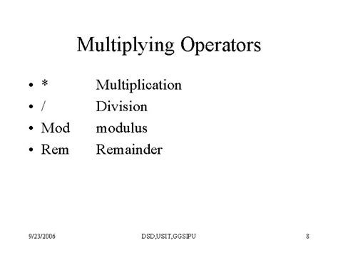 Operators Assignment Operators Logical Operators Relational Operators Shift