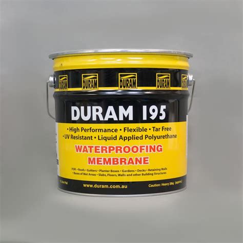 Duram 195 Black 15l Uv Resistant Polyurethane Hardware And General