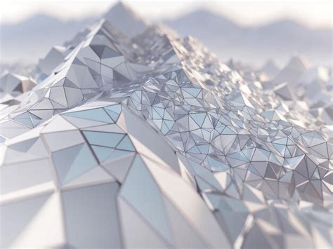 Premium Photo Tachyscope Abstractions Abstract Technology Geometric Polygonal Mesh Landscape