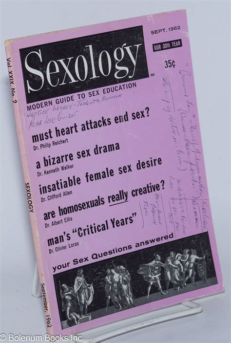 Sexology A Modern Guide To Sex Education Vol 29 2 September 1962 Are Homosexuals Really