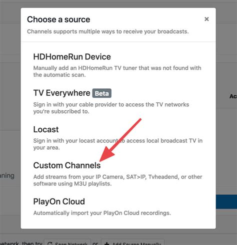 Custom IPTV Channels