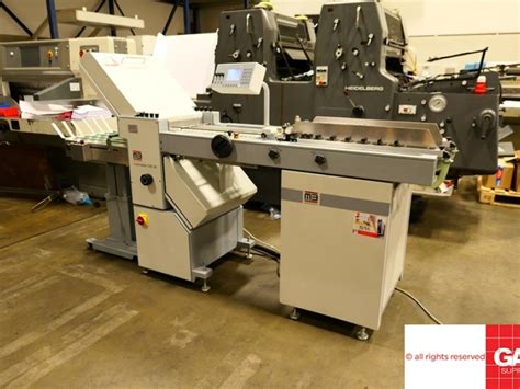 Used Folder Machines Mb Multimaster Cas 38 Paper Folder Automated Paper Folding Machine