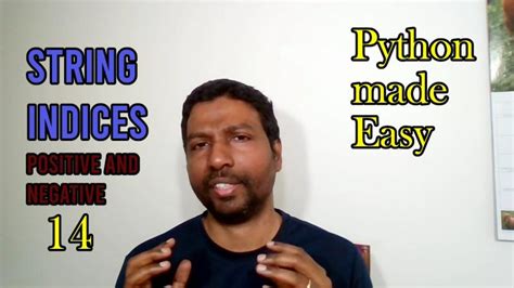 String Indices Python For Beginners Shanmugasundaram Rajasubramanian