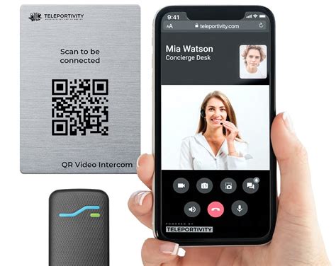 Teleportivity Qr Video Intercom System From Csd Sennews No 1