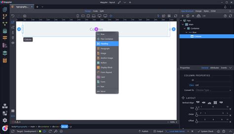 Wappler Documentation Bootstrap Typography And Text