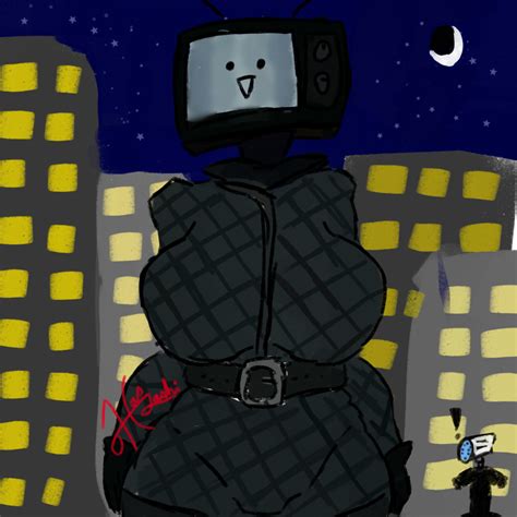 Rule D Big Breasts Camera Man Cameraman Cameraman Skibidi Toilet City Female Night