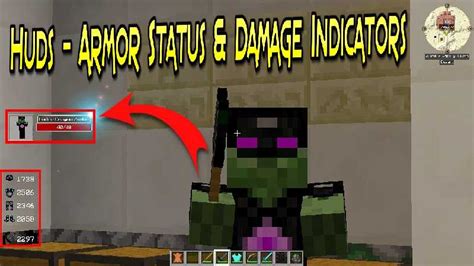 Huds Armor Status Damage Indicators 1 12 2 мод Майнкрафт CubixWorld net