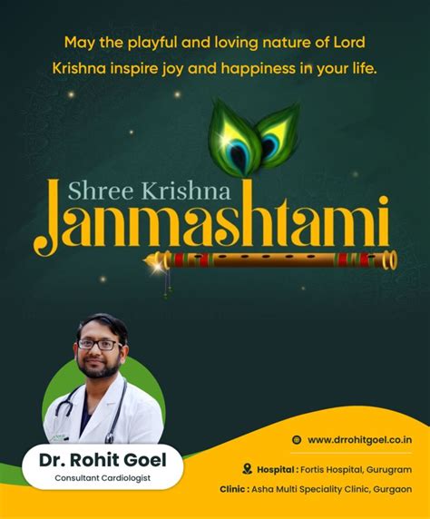 Dr Rohit Goel On Linkedin Happyjanmashtami Krishnabhakti Divinelove Healthandprosperity…