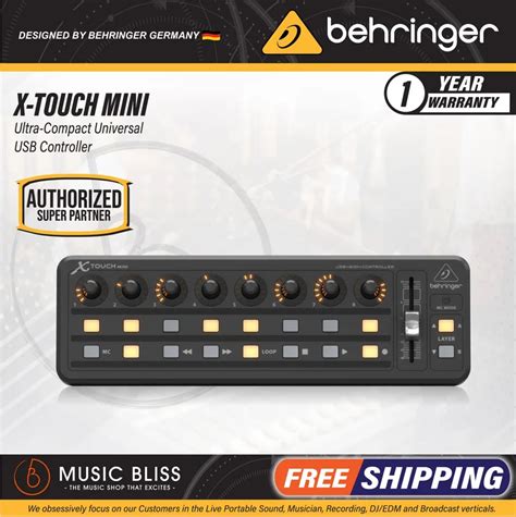 Behringer X Touch Mini Compact Usb Control Surface
