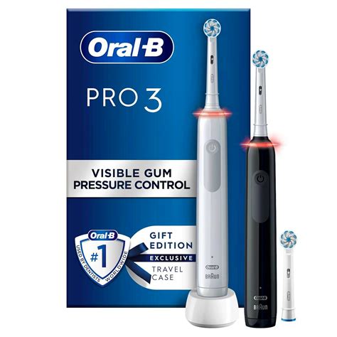 Oral B Pro 3 3900n White Black 2 Kpl 6300