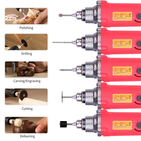 220V 240W Rotary Tool Kit Variable Speed Multifunc Vicedeal