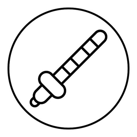 Premium Vector Cosh Weapon Vector Icon Can Be Used For Prison Iconset