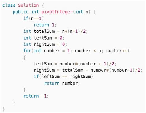 Leetcode Daily Challenge Pivot Integer Sai Harini A Posted On The