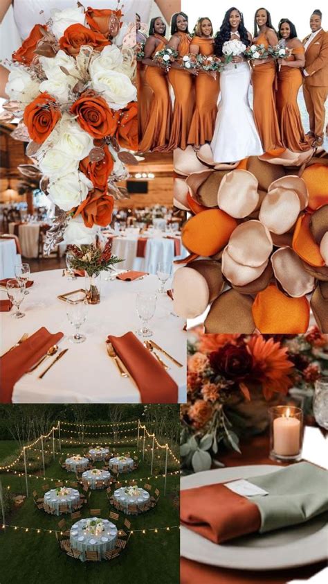 What Colors Go With Burnt Orange For A Wedding 60 Photos