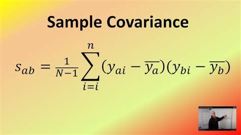 Covariance Formula Shortcut