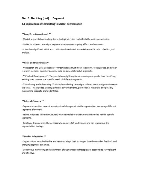 Stepsformarketsegmentanalysisavinashguruvinamath Pdf Market