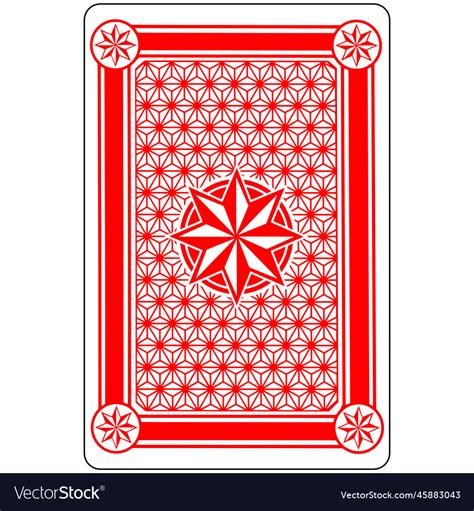 Playing Card Royalty Free Vector Image Vectorstock