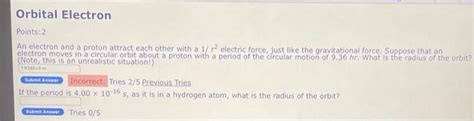 Solved An Electron And A Proton Attract Each Other With A Chegg Com