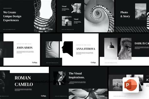 25 Best Black And White Powerpoint Presentations Design Shack