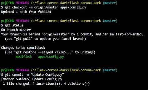 Pull And Update One File In Git Delft Stack