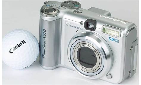 Canon PowerShot A610 5-megapixel digital camera at Crutchfield