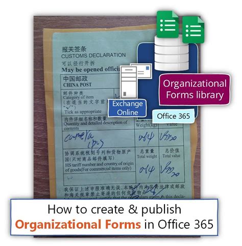 How To Create And Publish Organizational Forms In Office 365