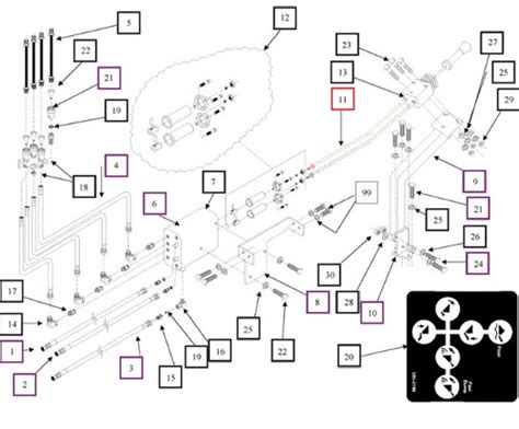 Joystick Control Cable For 4510 Mahindra Loader Kmw14083007